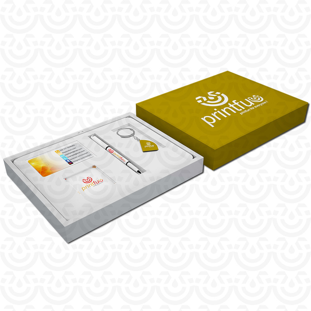 All-in-One Gift Set: Stylish Paperweight, Pen, Key Ring, & USB