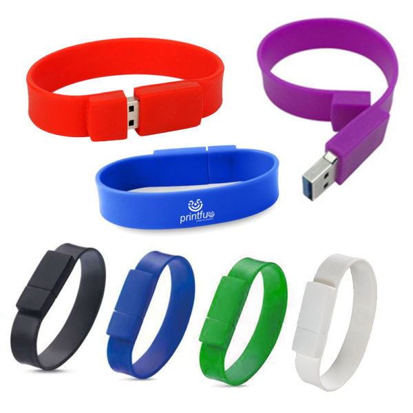 Convenience Meets Style: Silicone Bracelet USB Drives