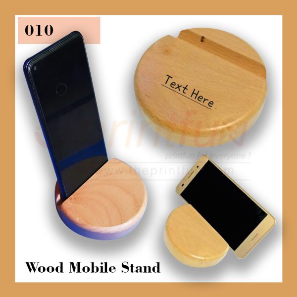 Stylish Wooden Mobile Stand Minimalist Wooden Phone Holder